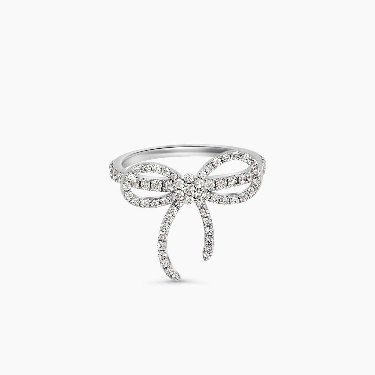 Diamond Bow Ring – Prince Jewelers